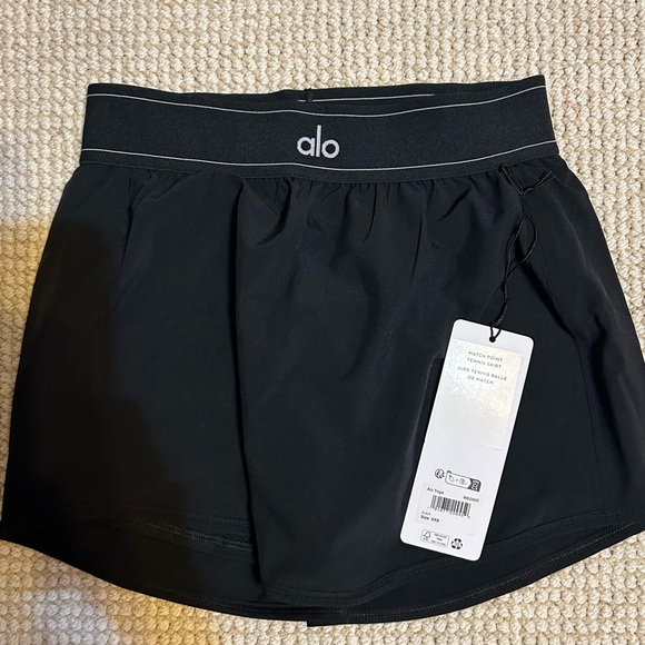 ALO Yoga | Skirts | Alo Match Point Tennis Skirt Xxs Nwt | Poshmark
